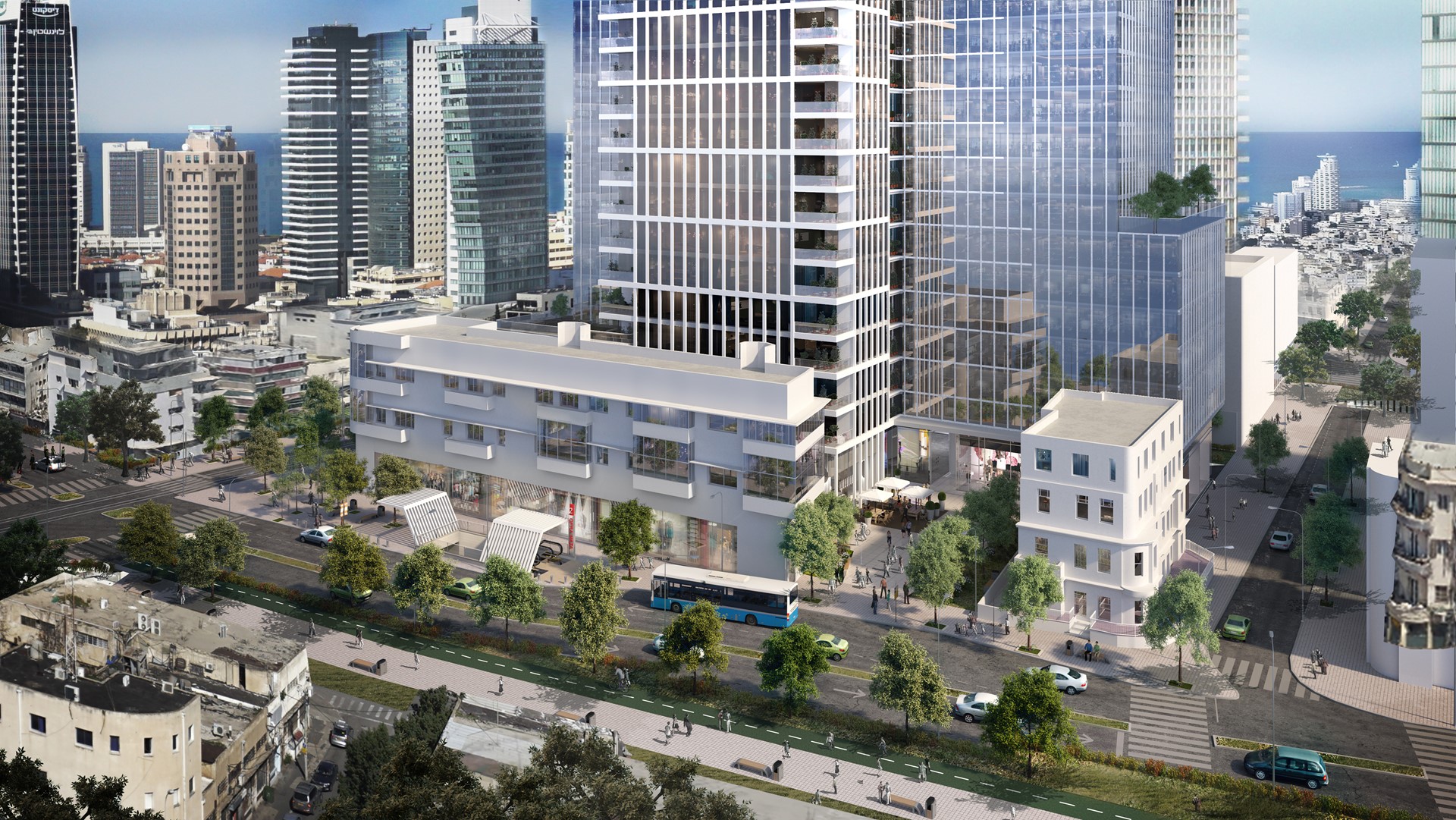 Tel Aviv | Menorah Allenby Tower | 45 FL | 157.5m | Approved ...
